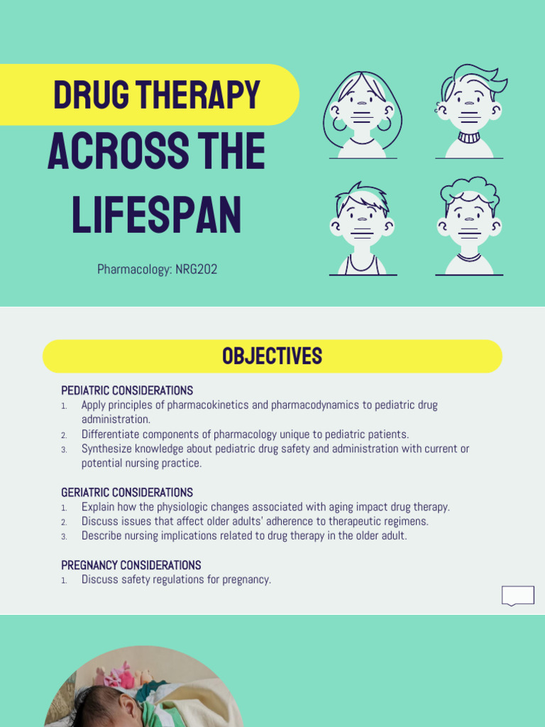 Drug Therapy Across The Lifespan | PDF | Pharmacokinetics | Self ...
