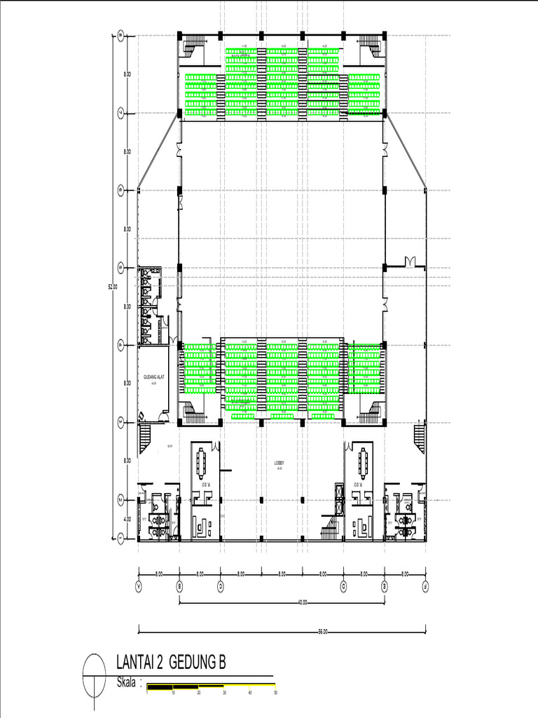 denah lantai 2 gor | PDF