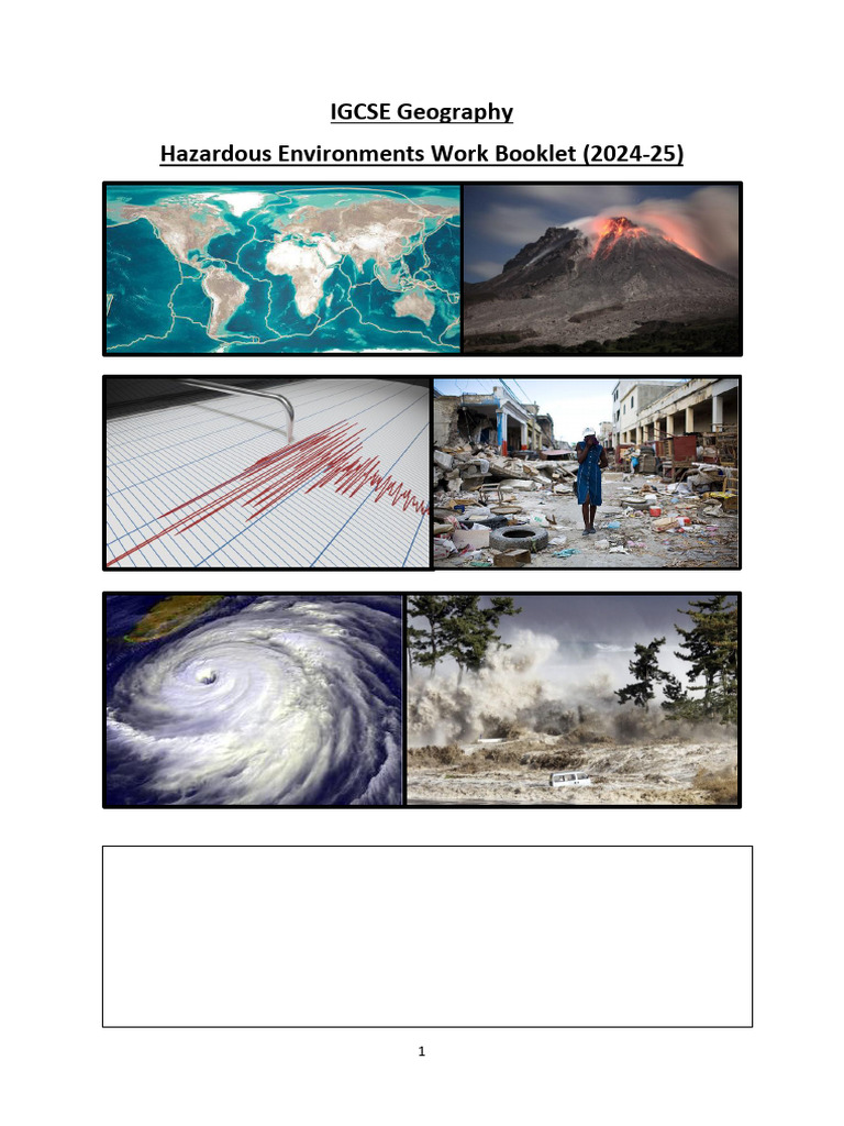 Natural Hazards Workbook 2024 AC Edit | PDF