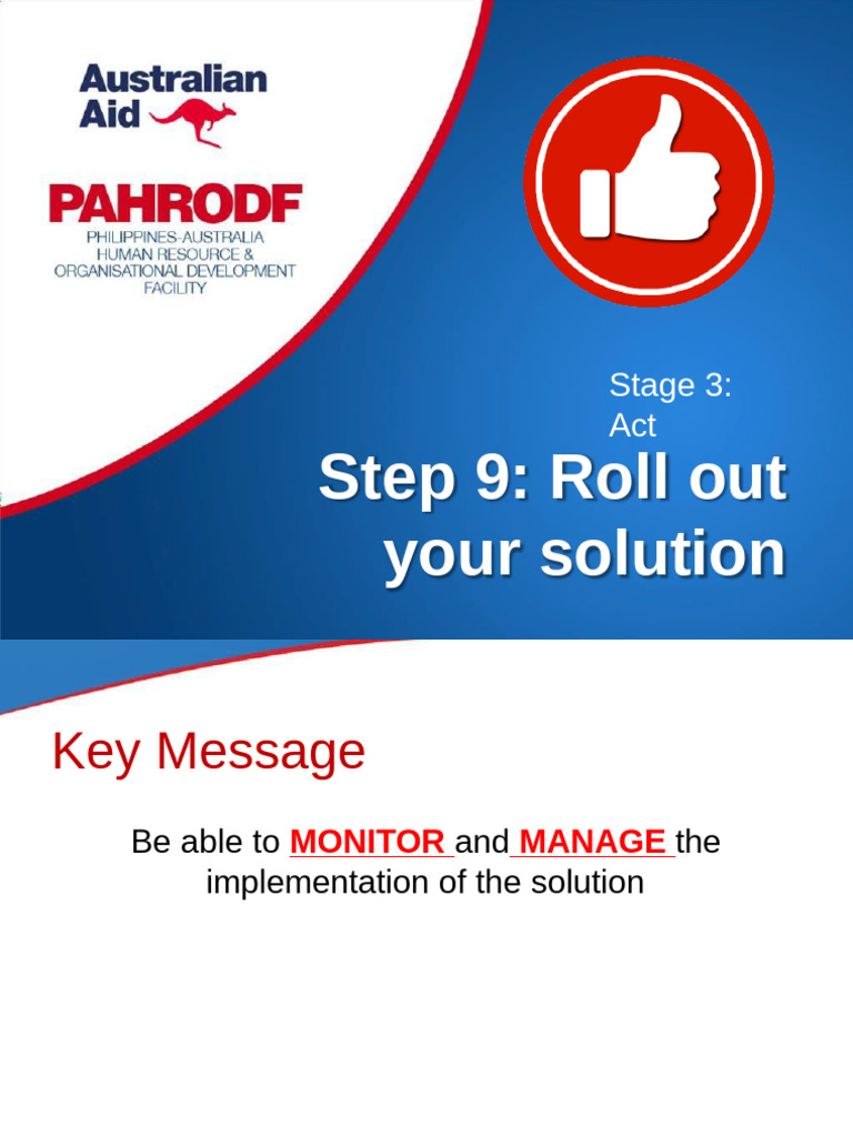 BCI101 10 Rollout Your Solution v1.0 | PDF