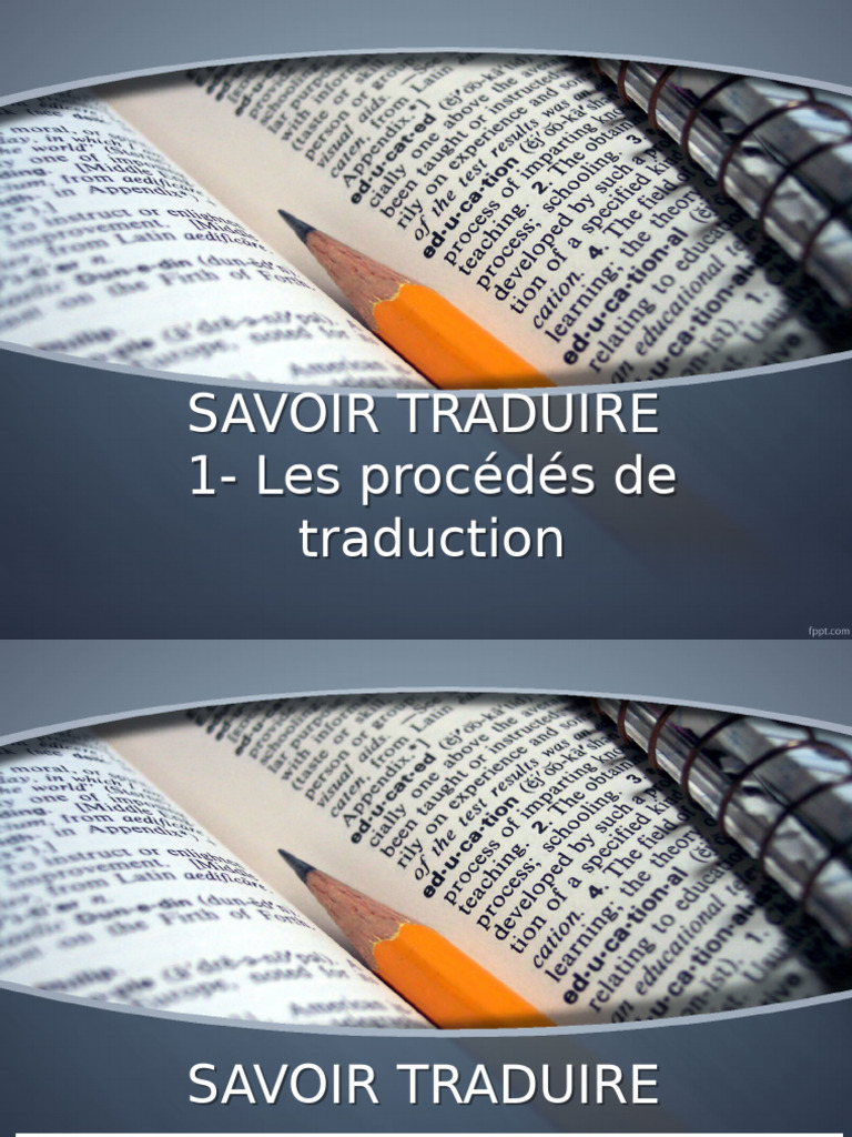 1 Les Procedes de Traduction | PDF