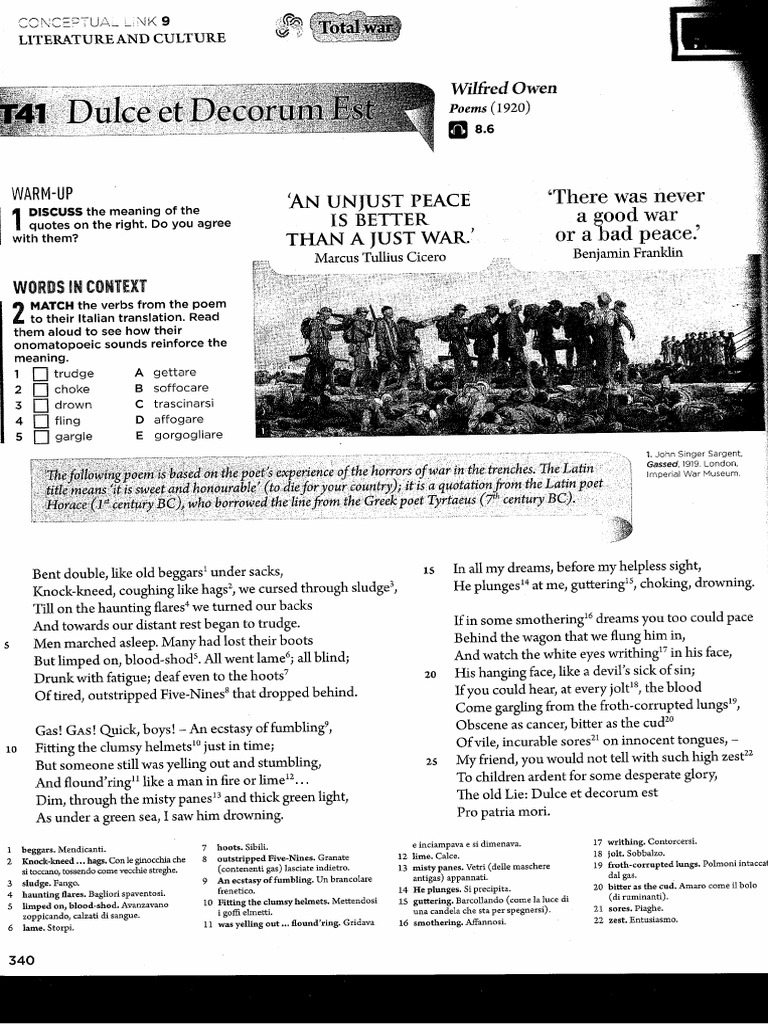 Dulce Et Decorum Est | PDF