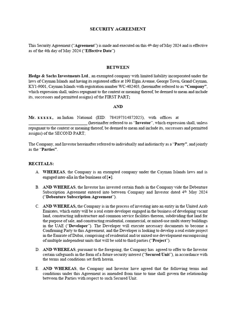 Collateral Agreement | PDF