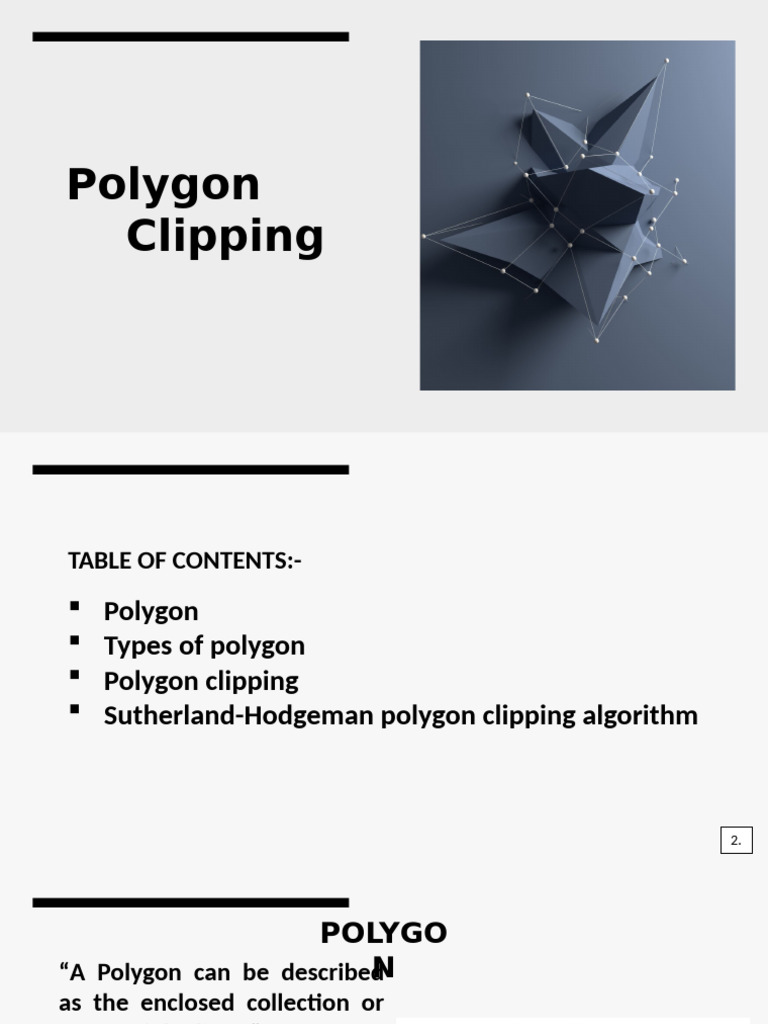 Polygon CLipping | PDF