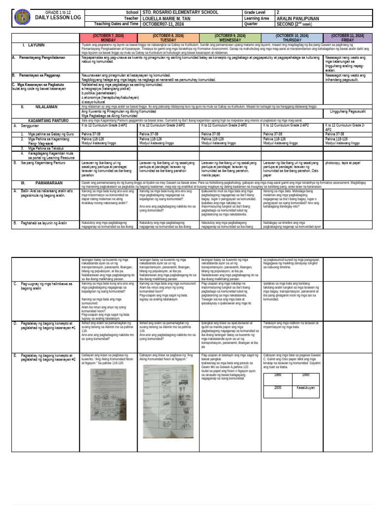 Q2WK2 DLL Arpan | PDF