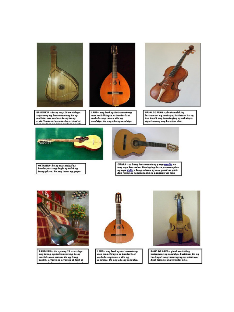 Instrumentong Pang Musika | PDF