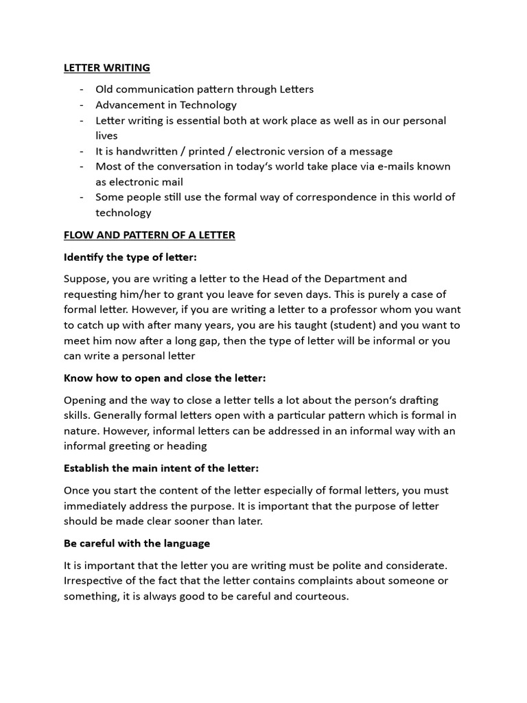 Letter Writing & Job Application_KC | PDF Letter Writing & Job Application_KC | PDF