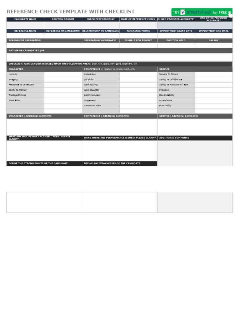 Employee Background Check Template 3 | PDF