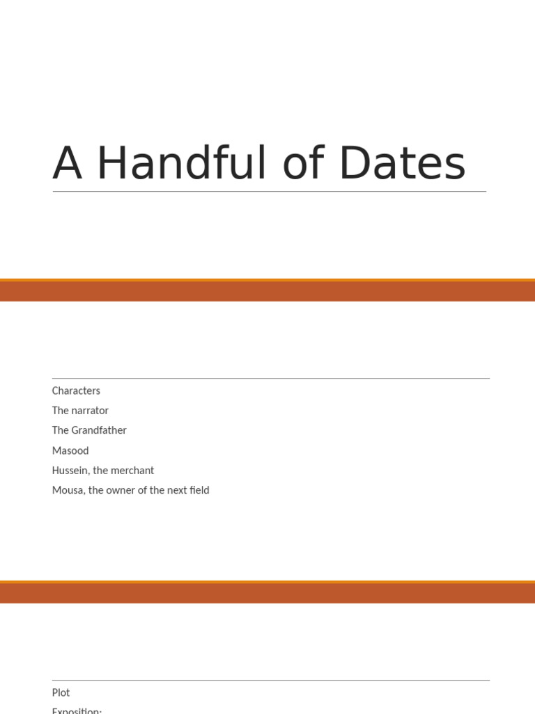 A Handful of Dates | PDF
