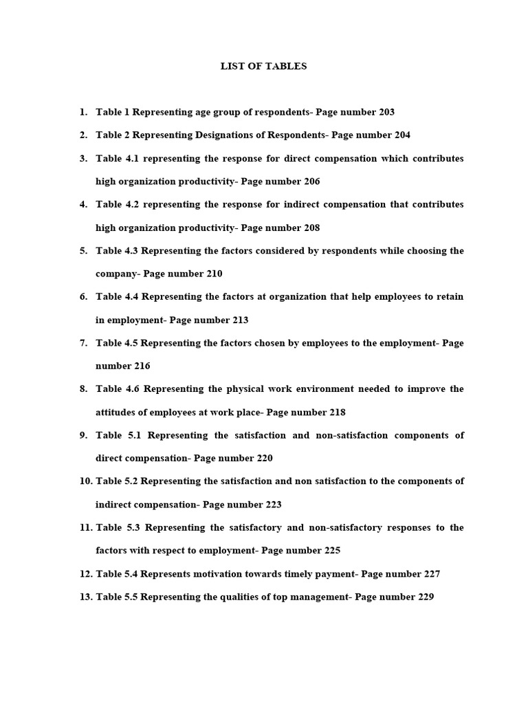 Tables & Charts on Employee Compensation | PDF | Employee Benefits ...