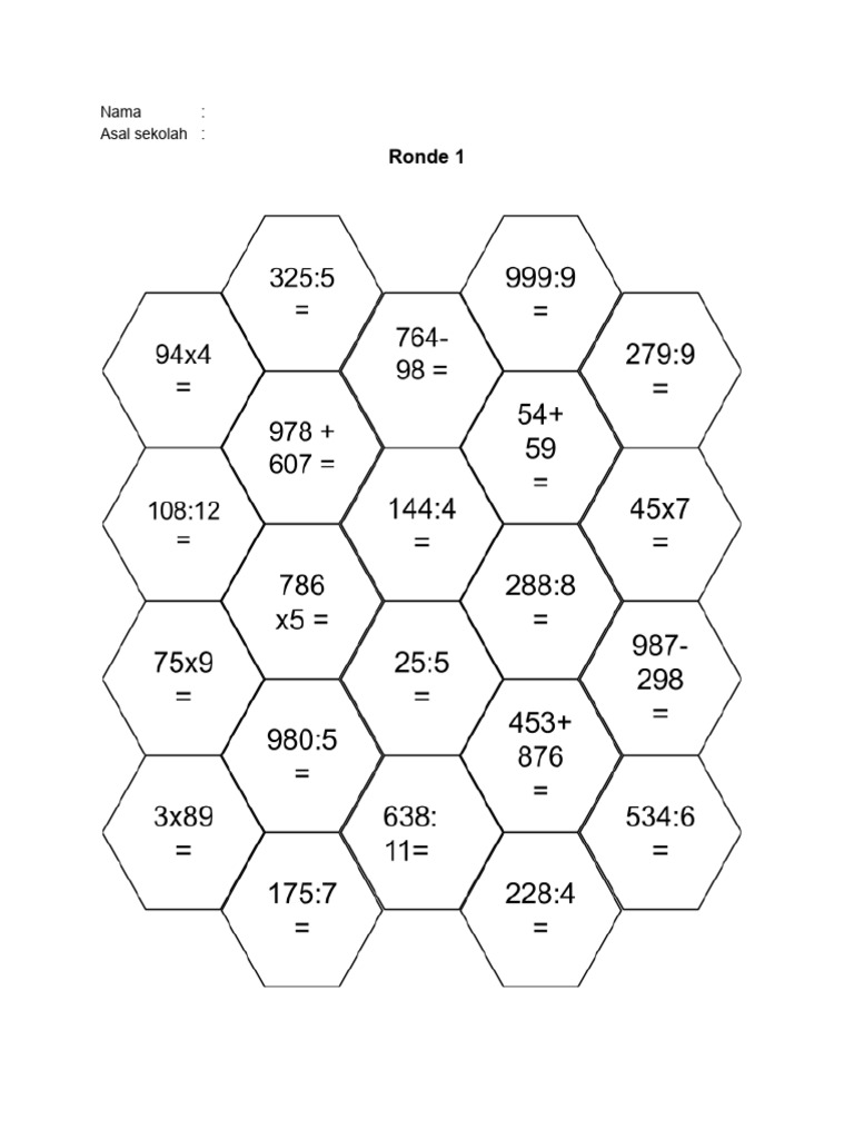 Fun Math Simulation 2nd 2 | PDF