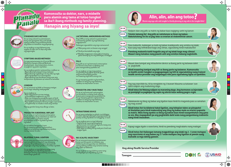 Place Mat Tagalog Final | PDF