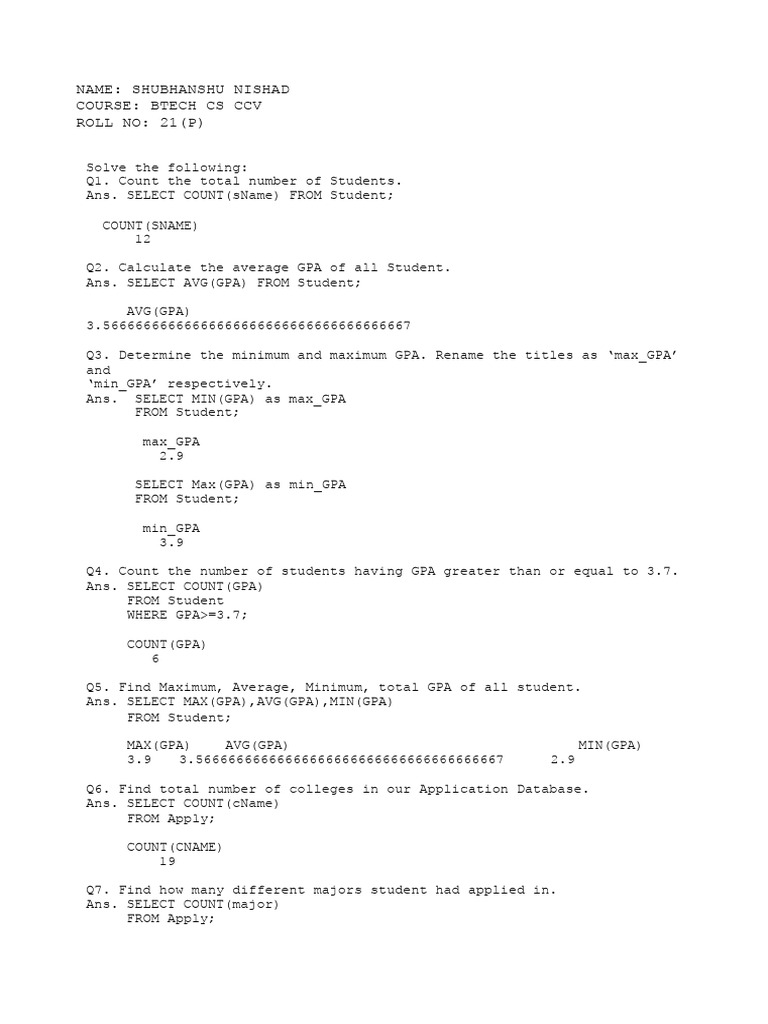 DBMS Lab 4 | PDF | Business | Teaching Methods & Materials