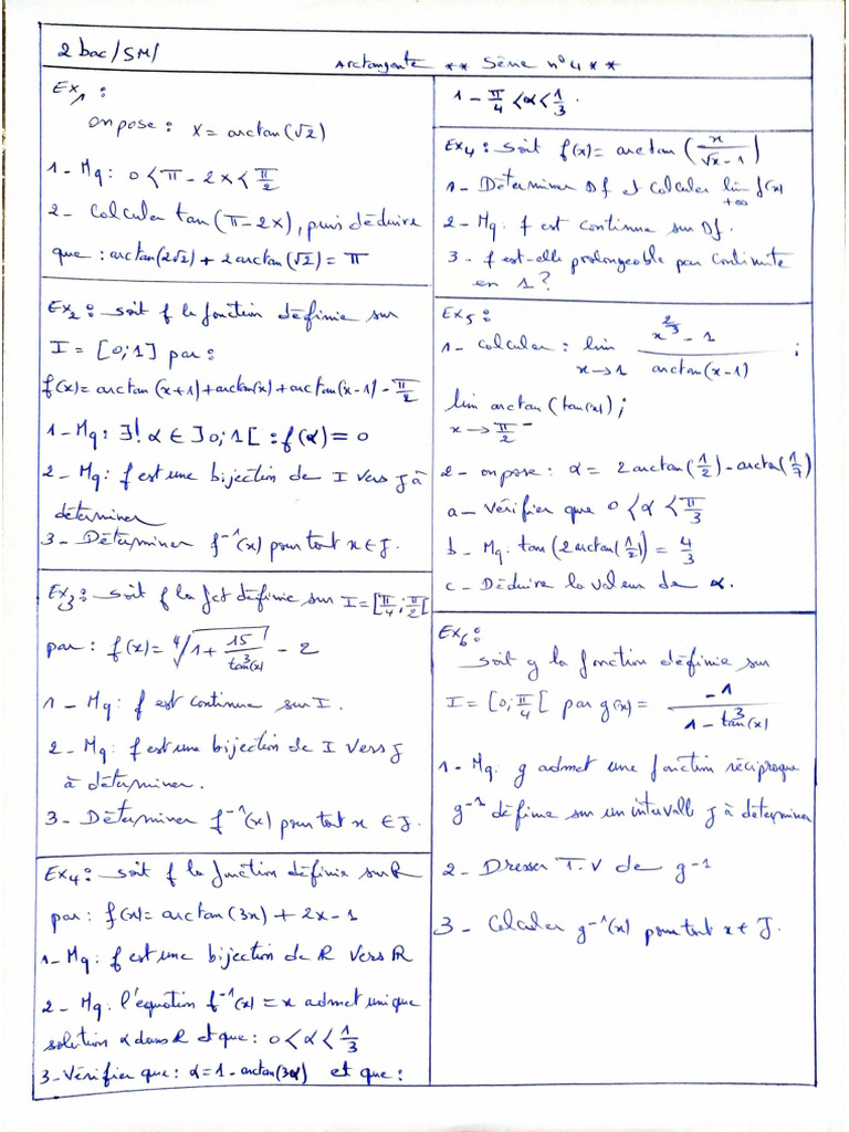 Arctan Serie4 Correction | PDF