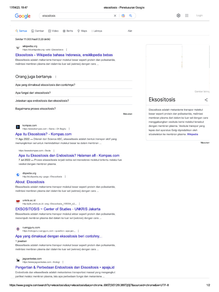 Eksositosis - Penelusuran Google | PDF