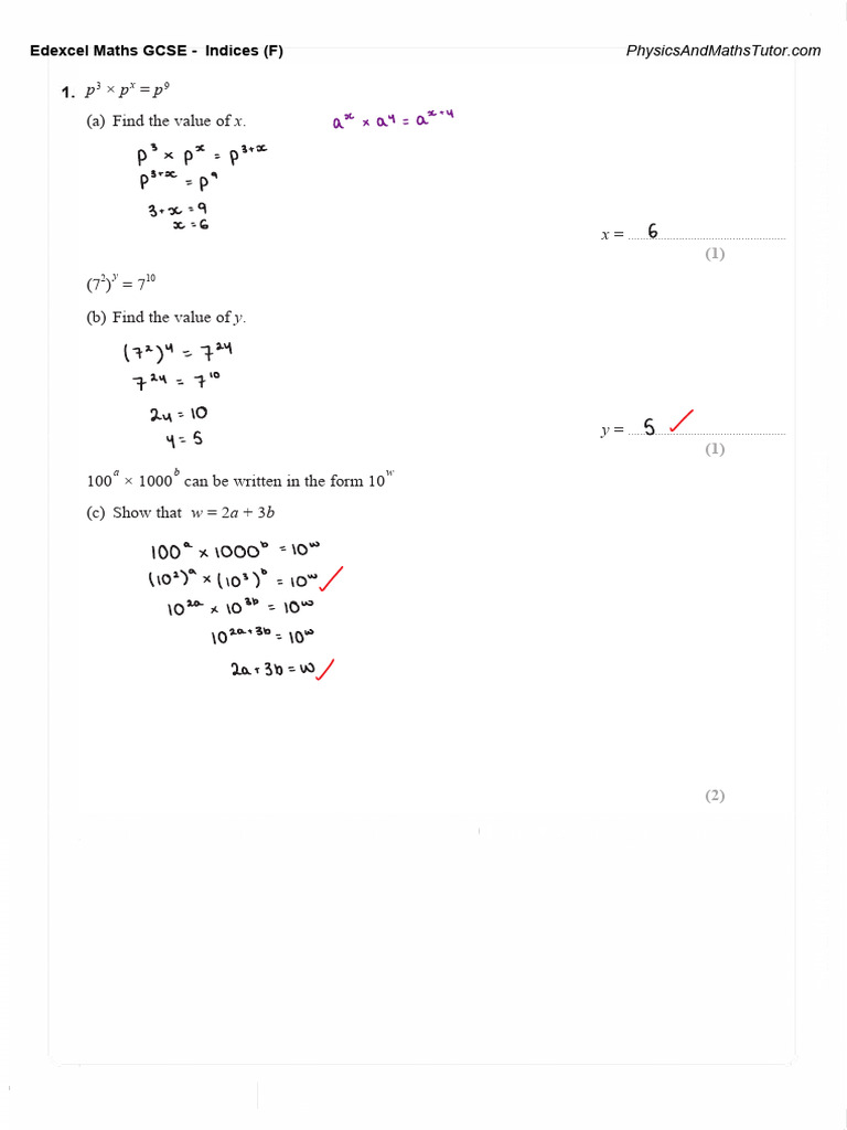Indices (F) MA | PDF