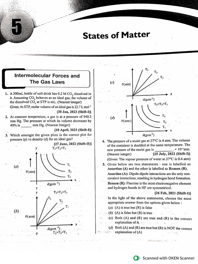 Chemistry (States of Matter) | PDF