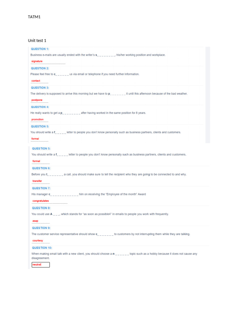 Unit-test-1-2-3-4 | PDF