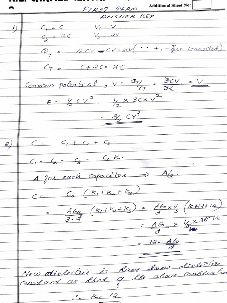 Physics Notes for Class 12 Students | PDF