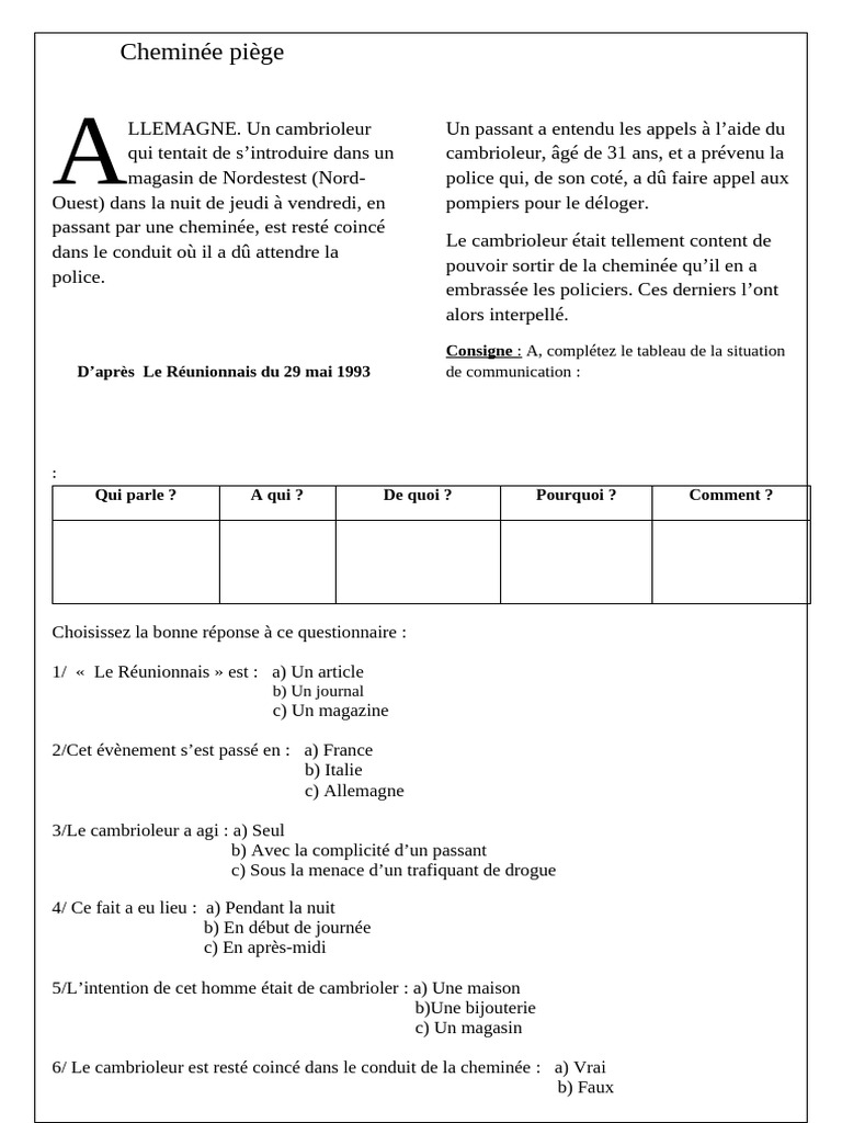 1as Fait Divers | PDF