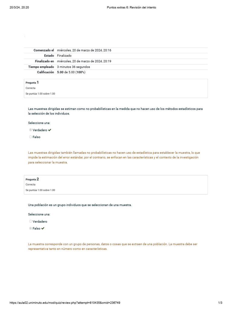 Puntos Extras 6 - InvestigaciónI - Semana6 - Anthuan | PDF