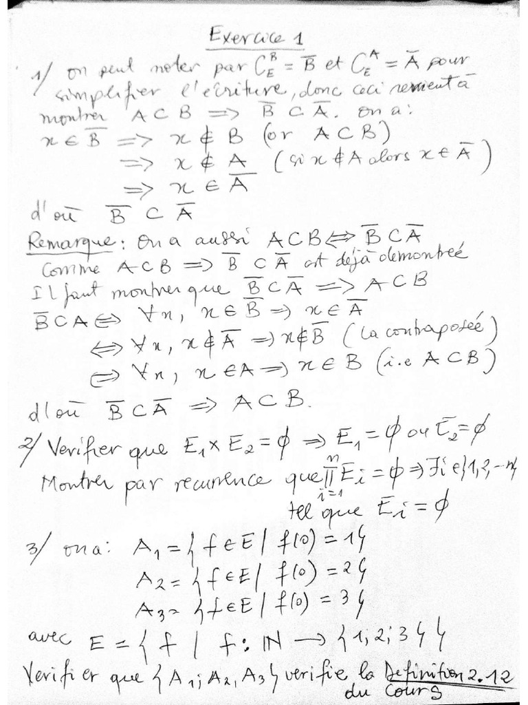 Corr TD Mth100 | PDF
