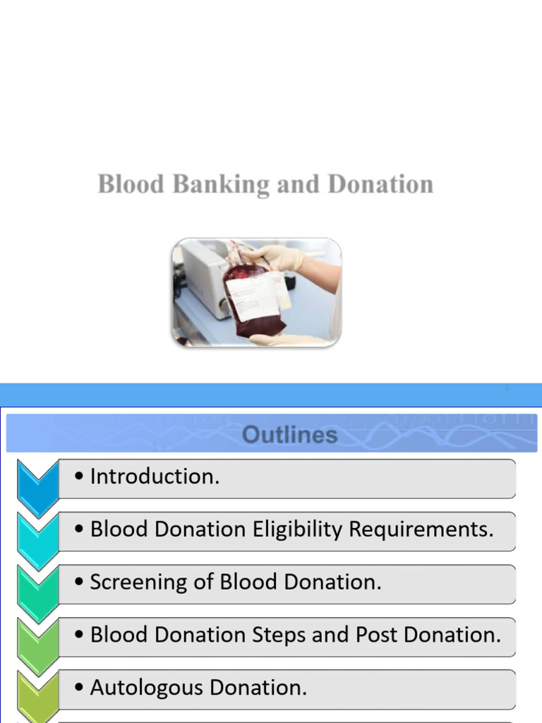 Blood Banking and Donation | PDF