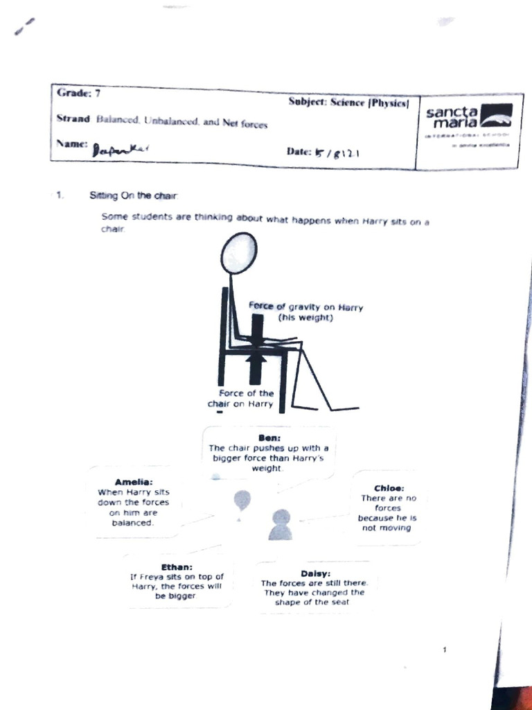Physics Worksheet | PDF