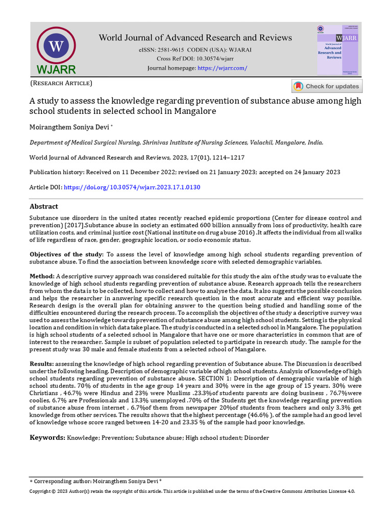 Wjarr 2023 0130 | PDF