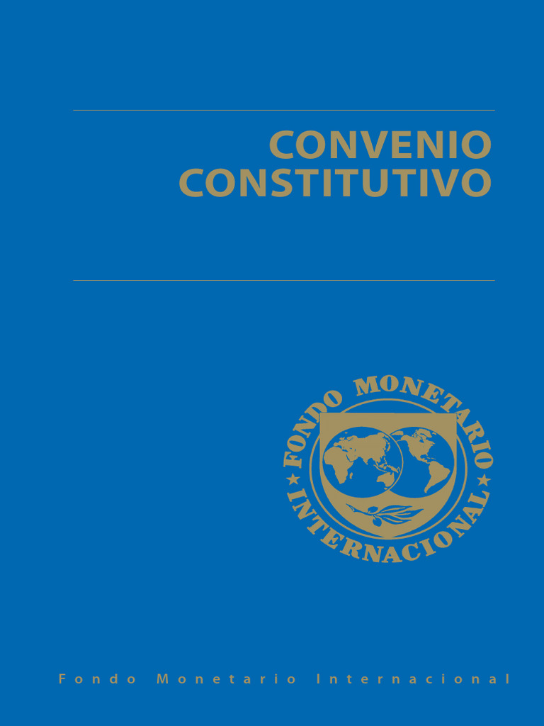 Convenio Constitutivo, Fmi | PDF