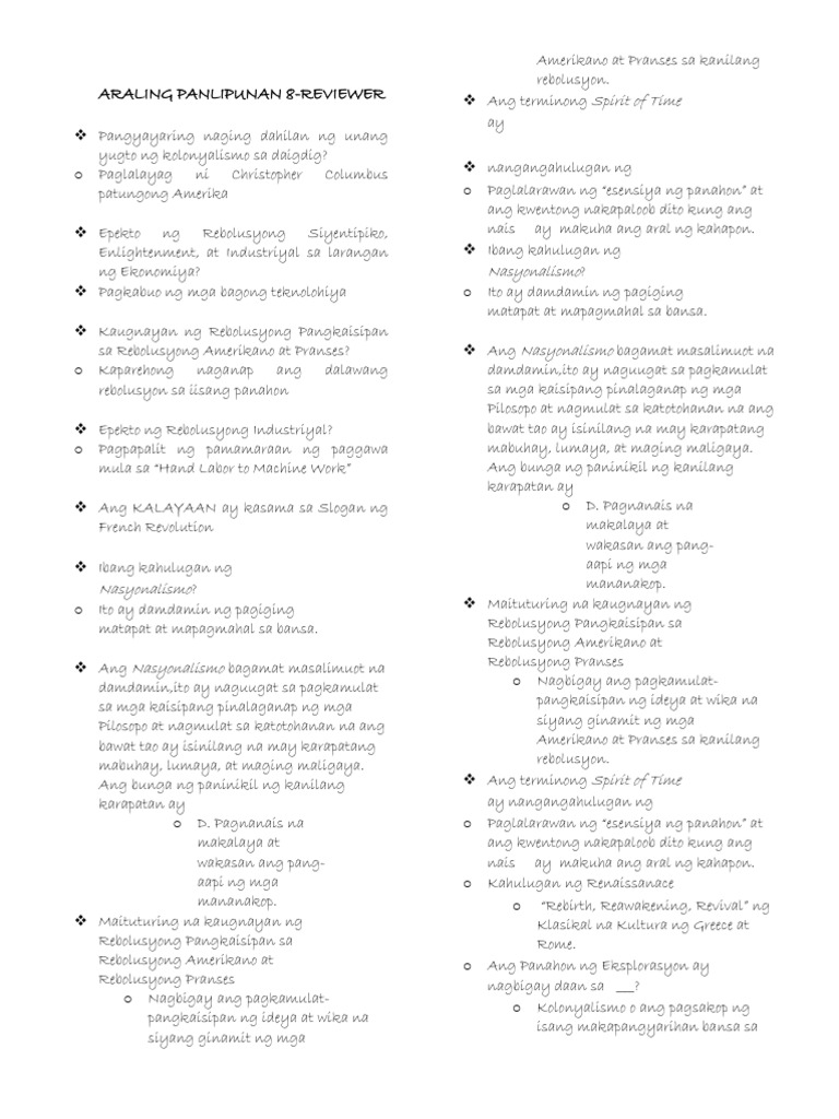 Ap8 - Q3 - Reviewer | PDF