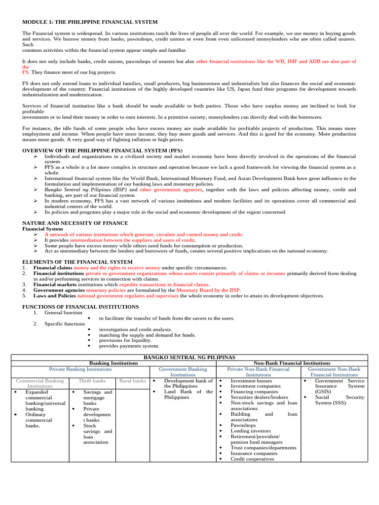 Bfin Module 1-5 | PDF