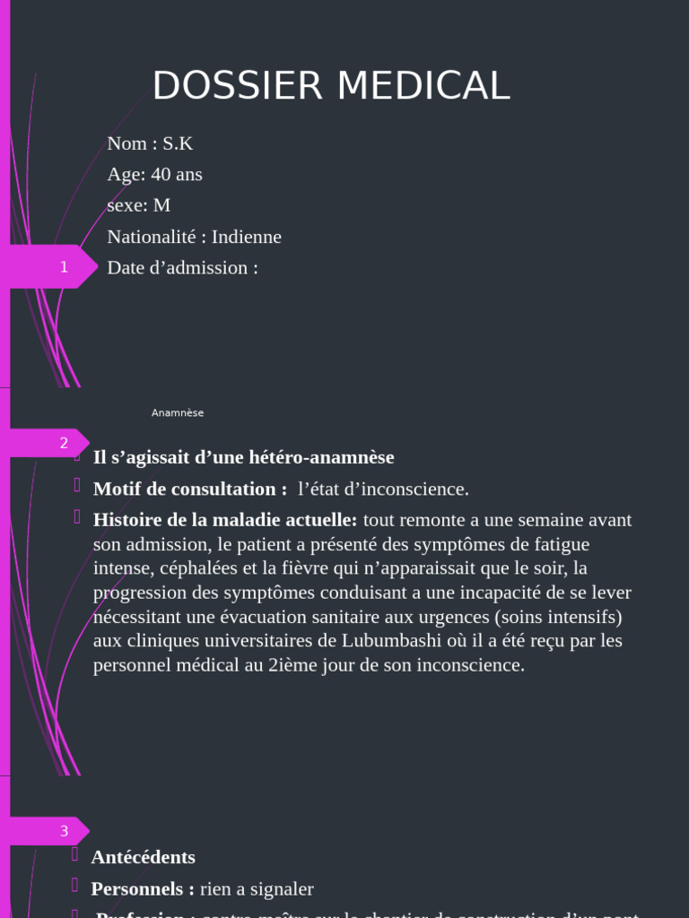 DOSSIER MEDICAL Exposé-2 | PDF