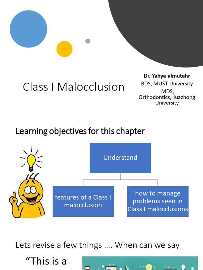 Lecture 5 (Class Imalocclusion) | PDF