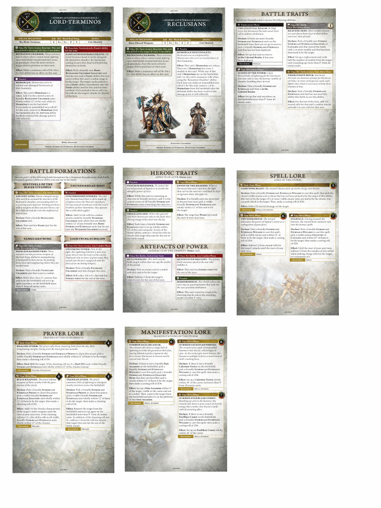 Stormcast Cards3 | PDF