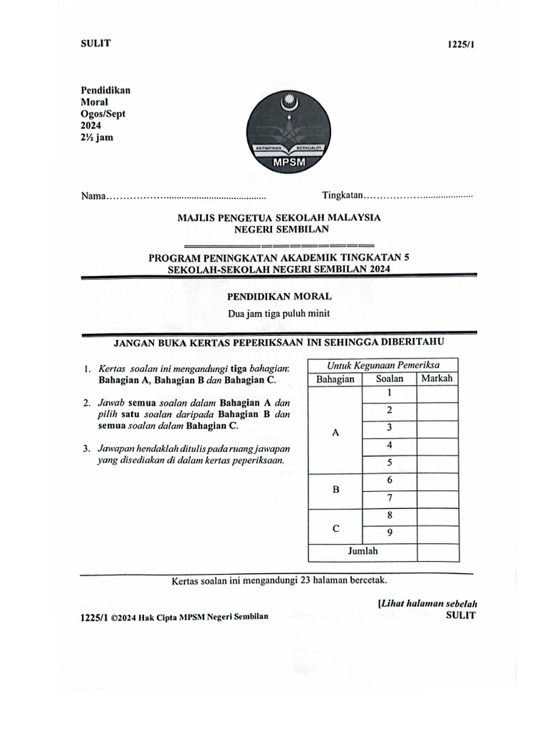 Trial 2024 P Moral n9 | PDF