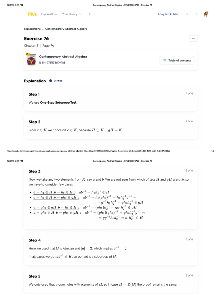 q76 Gallian ch3 | PDF