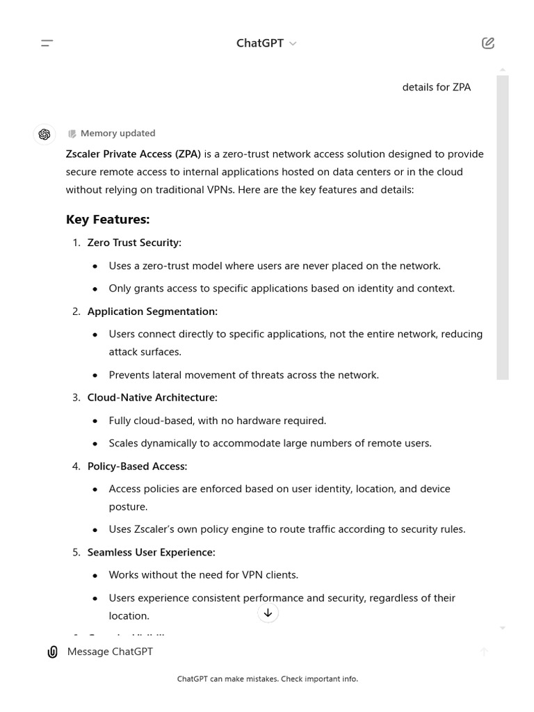 Zscaler Private Access (ZPA) | PDF