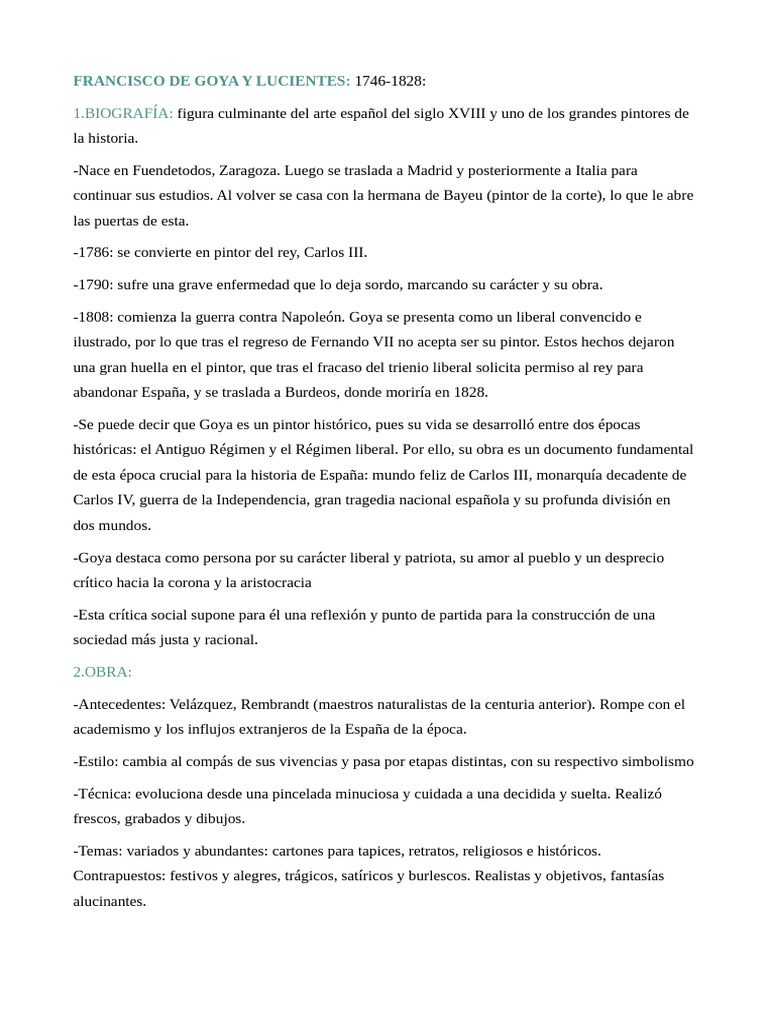 Goya | PDF
