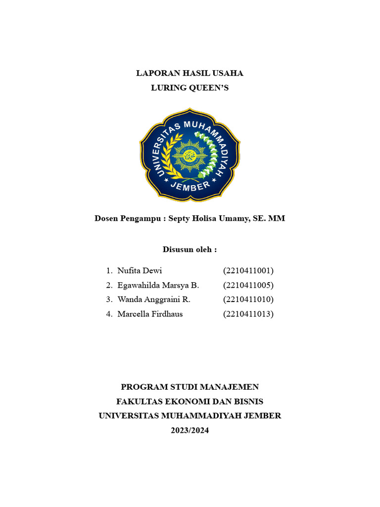Contoh Proposal Usaha | PDF