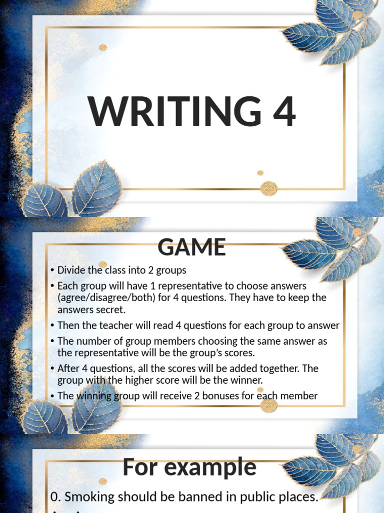 Writing 4 | PDF | Essays | Opinion