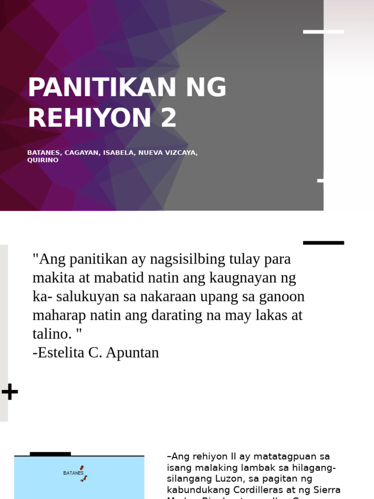 Panitikan NG Rehiyon 2 | PDF