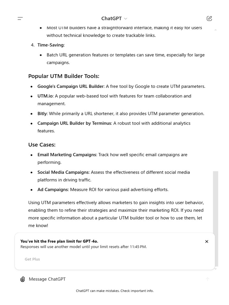 UTM Builder Overview | PDF