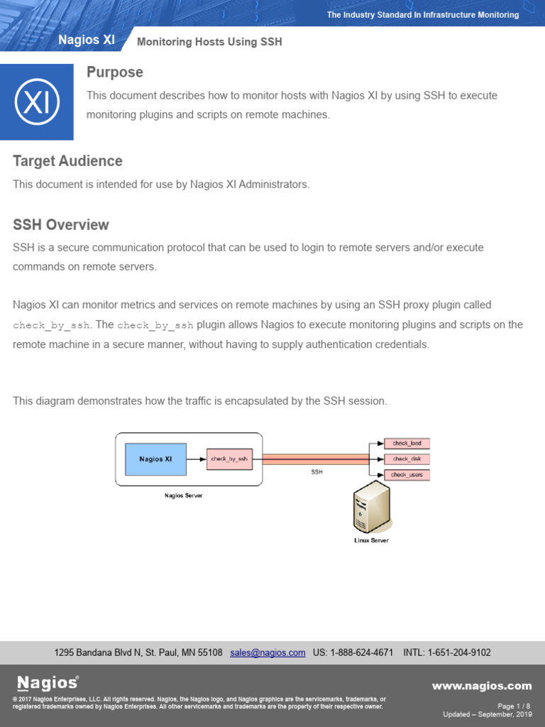 Monitoring Hosts Using SSH | PDF