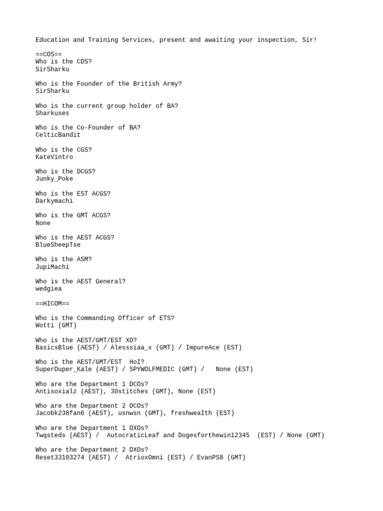 Rep Format ETS BA | PDF