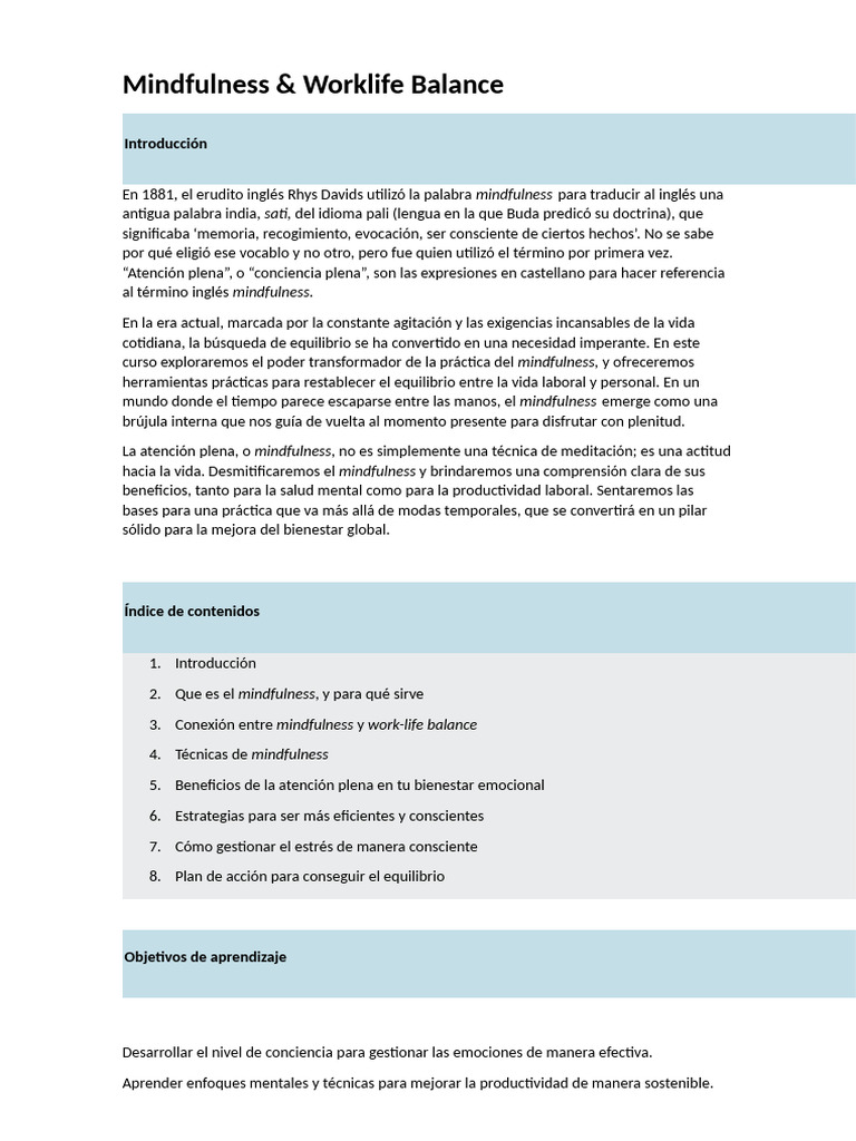 Mindfulness U. | PDF
