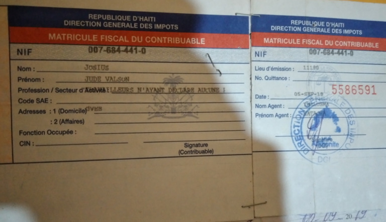 Matricule Fiscale | PDF