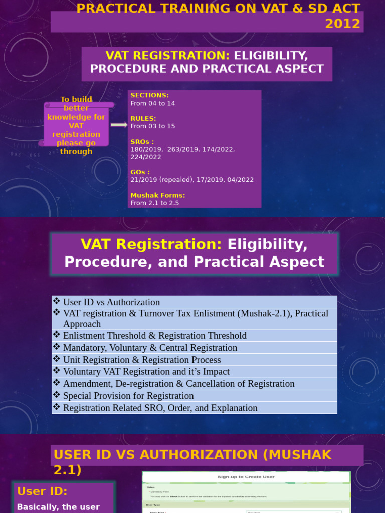 HMC VAT Class 2 - VAT Registration | PDF