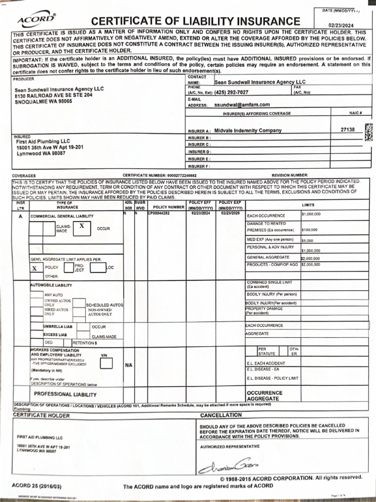 Plumbing License | PDF