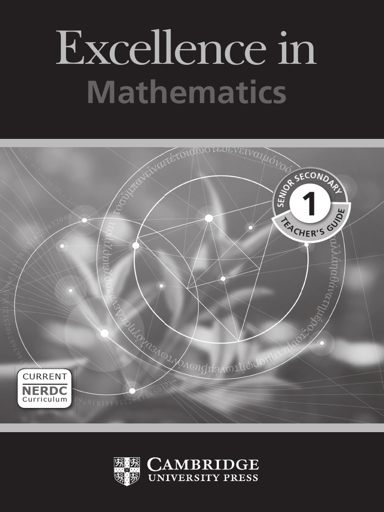 Excellence in Mathematics Senior Secondary 1 Teachers Guide | PDF